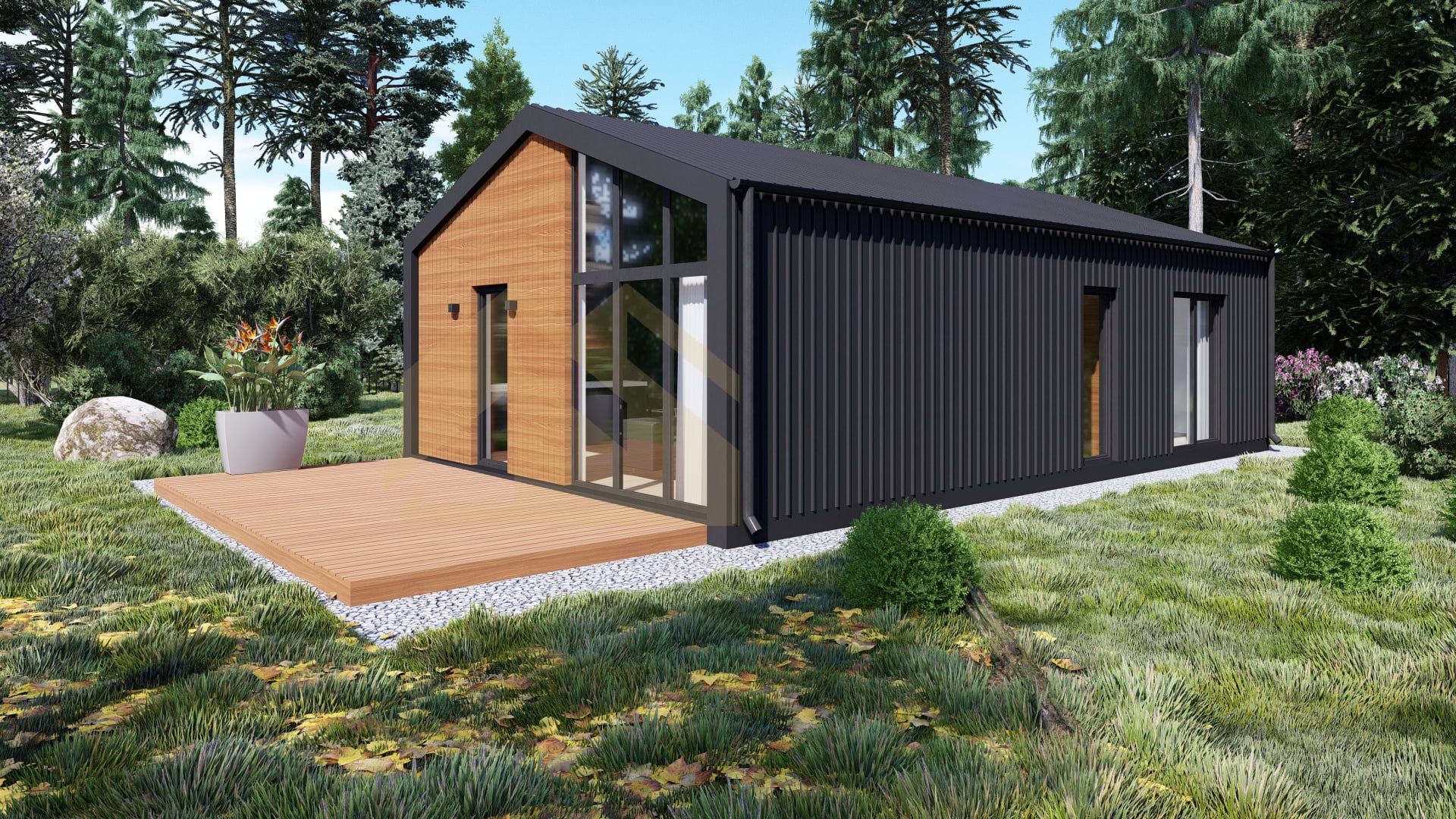 SIP Geïsoleerd Tiny House Nerva, 60M² - Tuinhuisjesonline