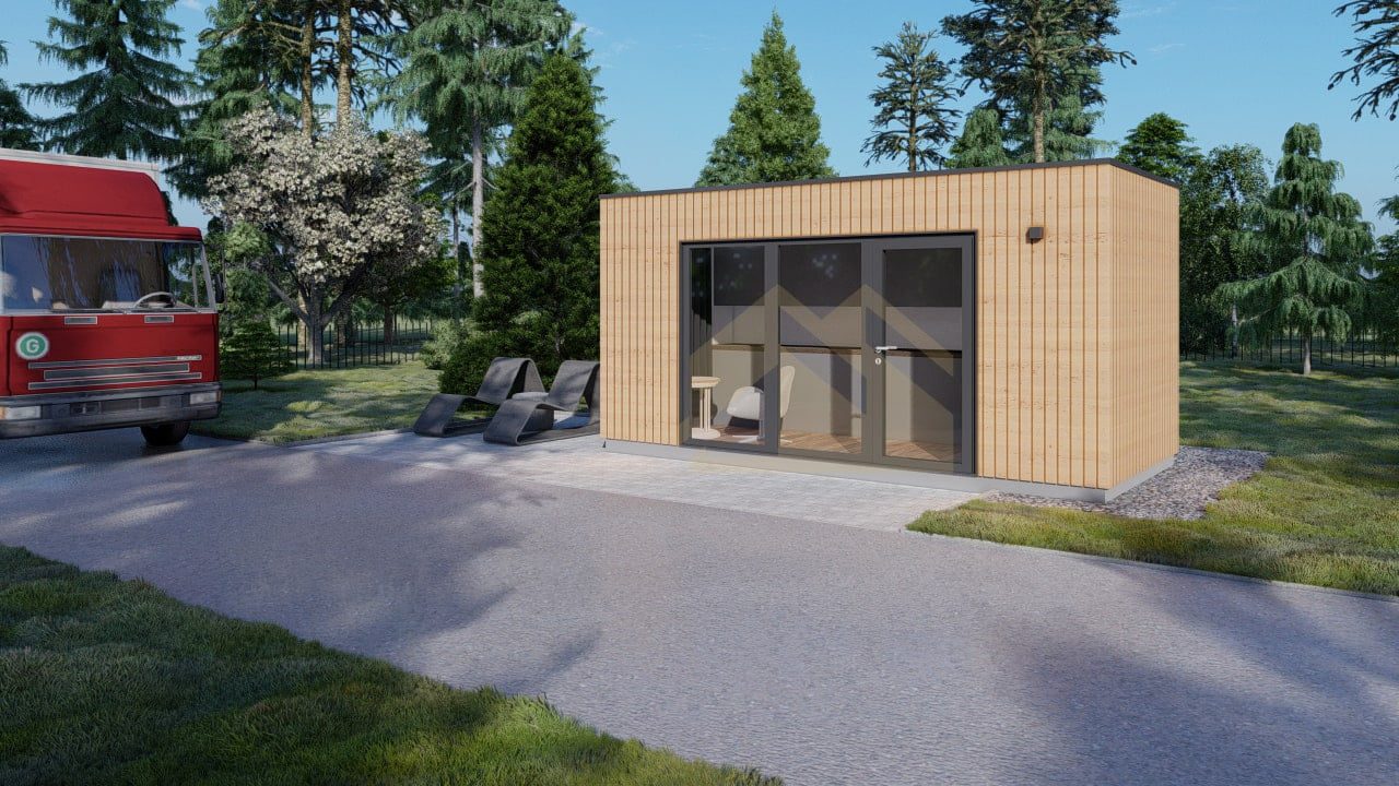 Tuinkantoor Furth (Geïnstalleerd) 11 M² - Tuinhuisjesonline