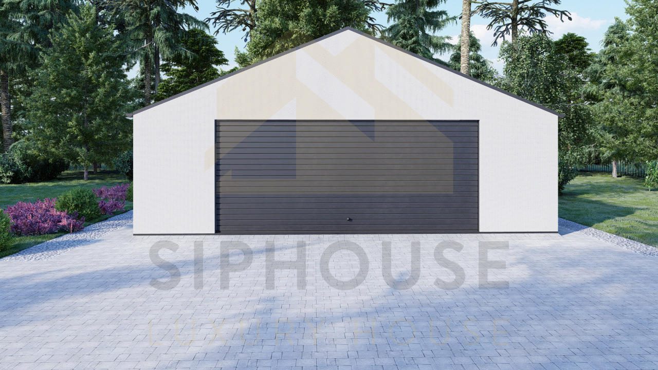 Prefab Garage Penhale (SIP Geïsoleerd) 8 x 5 m - Tuinhuisjesonline