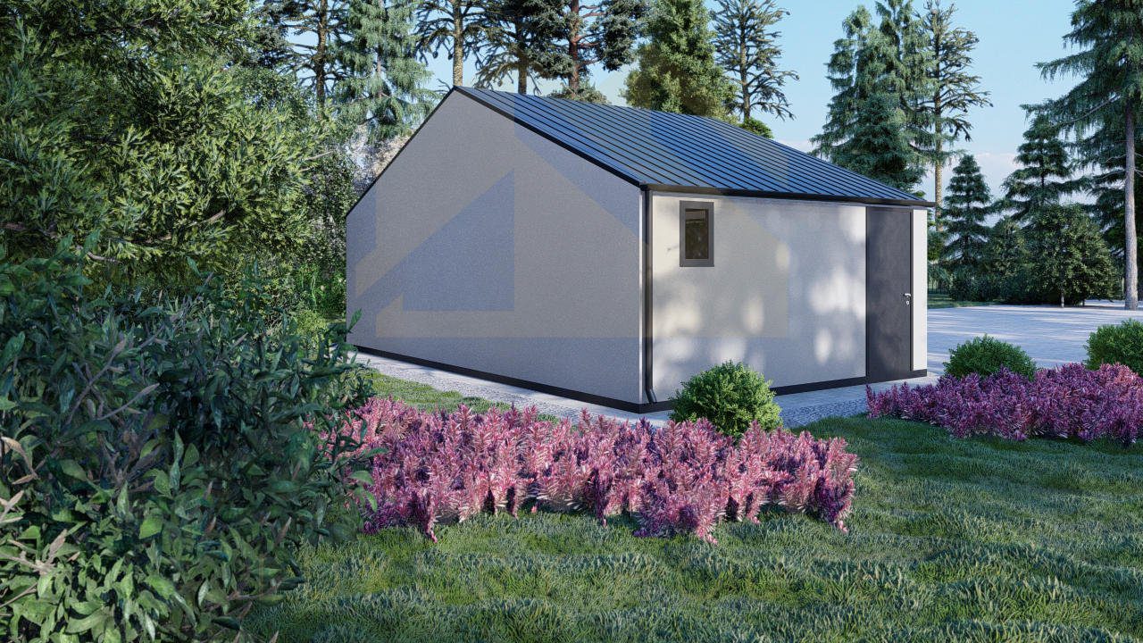 Prefab Garage Penhale (SIP Geïsoleerd) 8 x 5 m - Tuinhuisjesonline