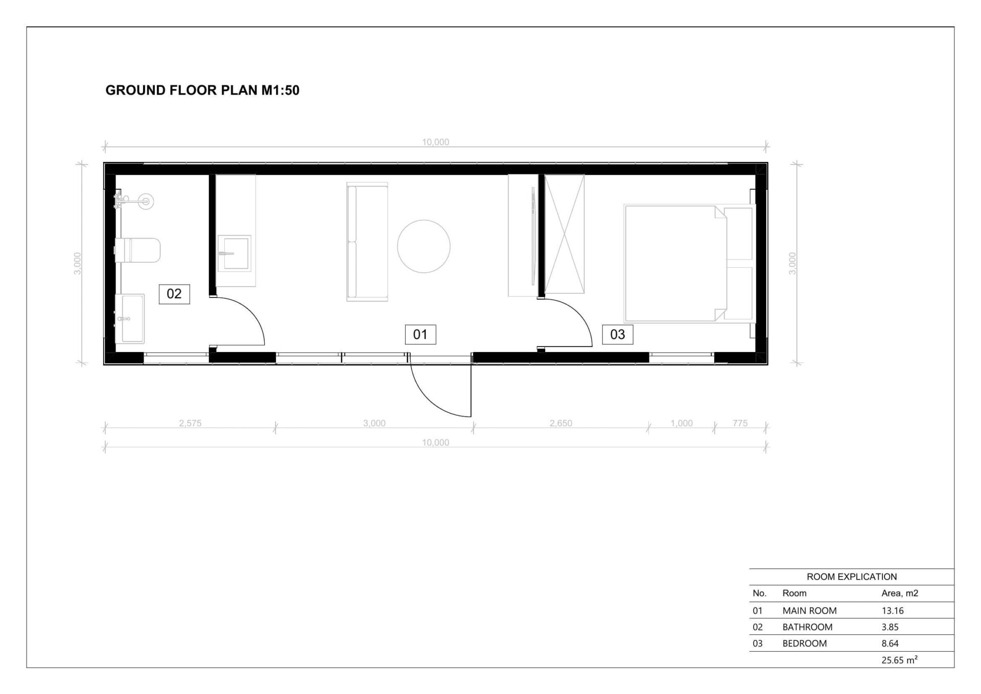 Containerwoning James, 30m² - Tuinhuisjesonline