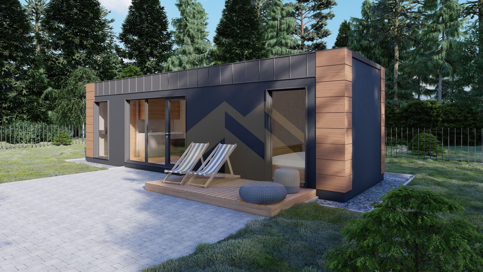 Containerwoning James, 30m² - Tuinhuisjesonline