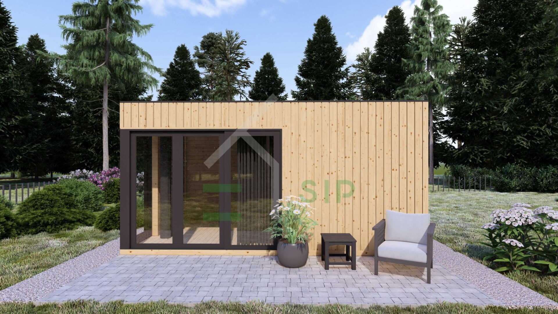 Tuinkantoor Prefab kopen - Tuinhuisjes online