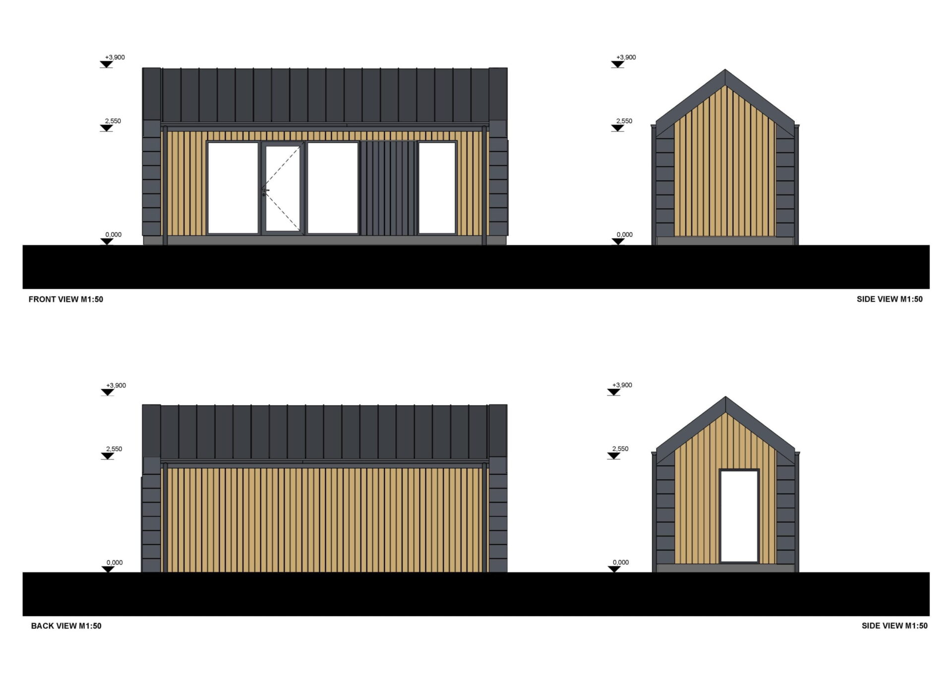 Houtskeletbouw Woonunit Anja 24m² - Tuinhuisjesonline